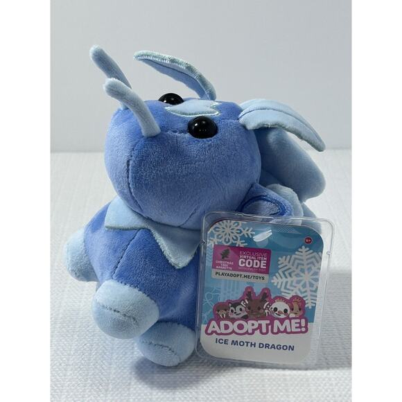 Jazwares | Toys | Adopt Me Ice Moth Dragon 5inch Plush With Online ...